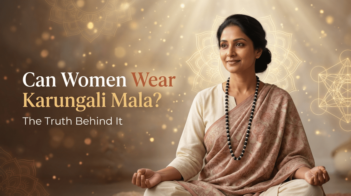 Can Women Wear Karungali Mala? The Real Truth Explained | World of ...