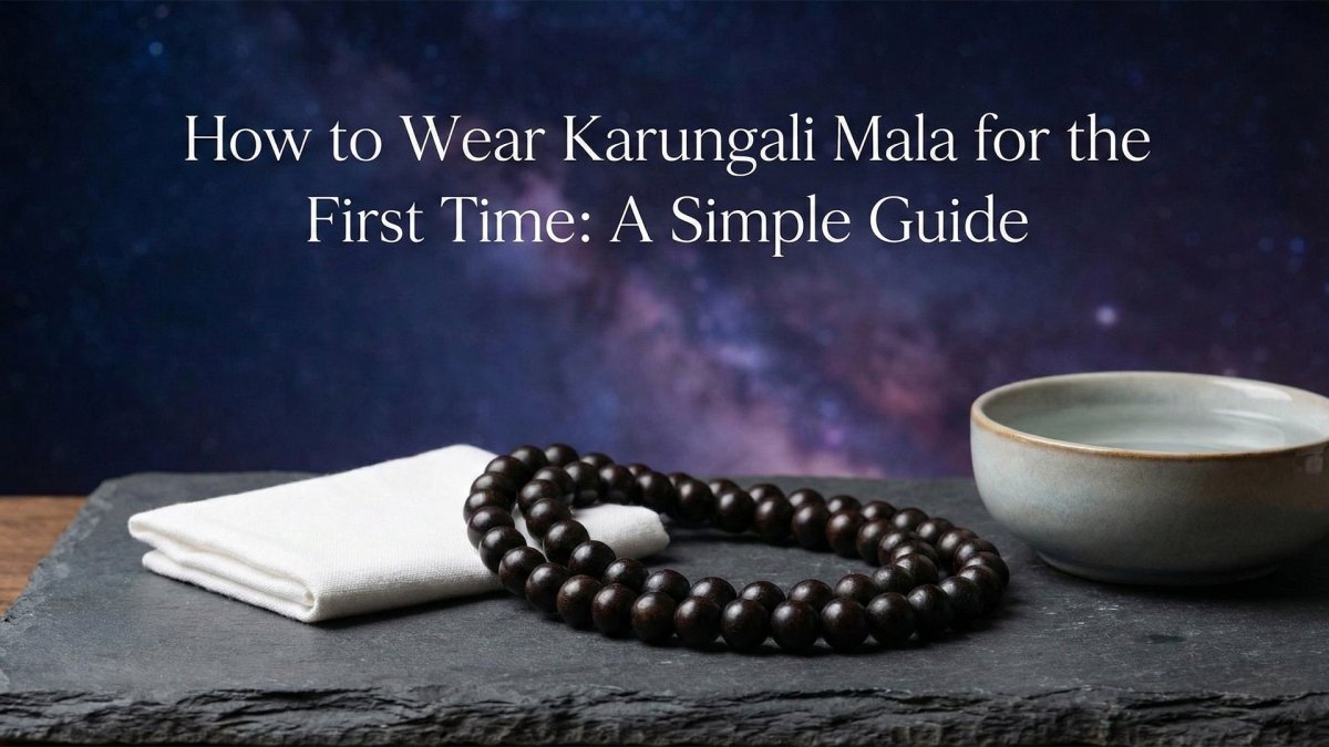 How to Wear Karungali Mala for the First Time | World of Oorja ...